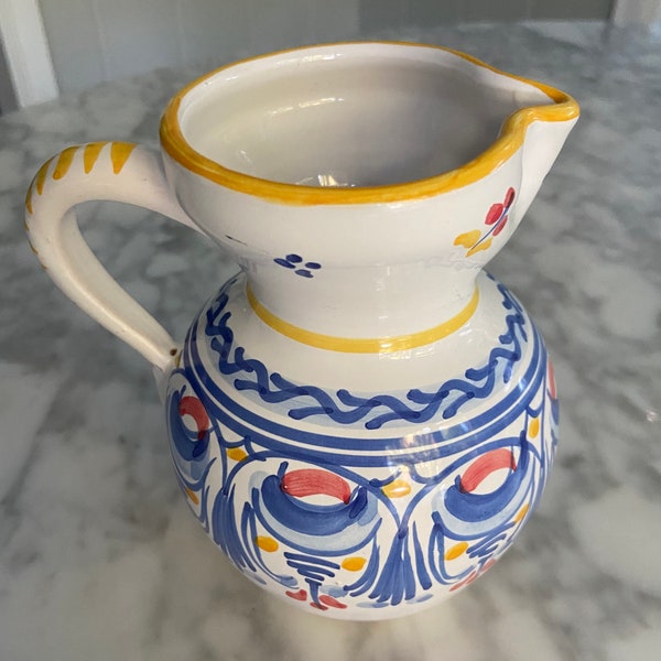 Small Yellow Pitcher - Etsy