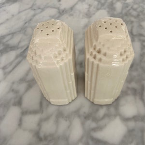 Art Deco Skyscraper Salt and Pepper Shakers by Harker Pottery ...