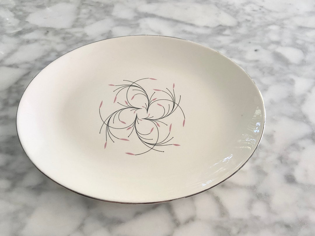 1950s Mid-century Modern Platter by Homer Laughlin- “rhythm” Capri ...