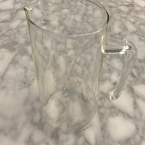 Vintage Pyrex 1 Quart Clear Glass Carafe / Pitcher - Etsy