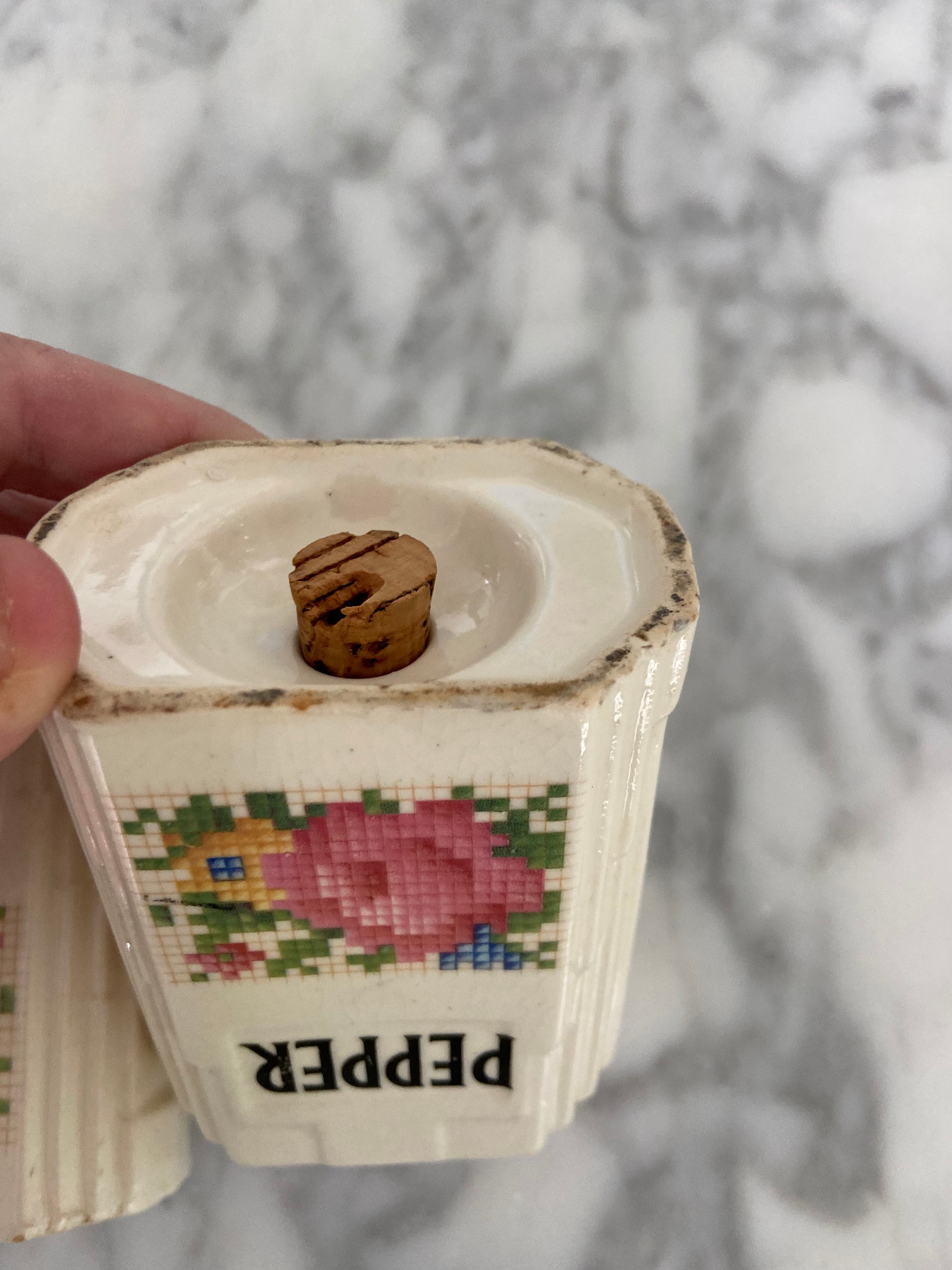 Art Deco Skyscraper Salt and Pepper Shakers by Harker Pottery - Etsy