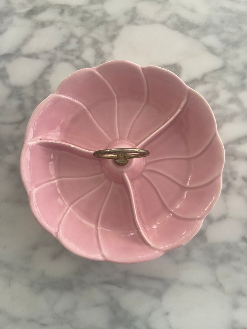 Mid-century Modern Nut Dish - Made in California 440 - Brass Handle - Etsy