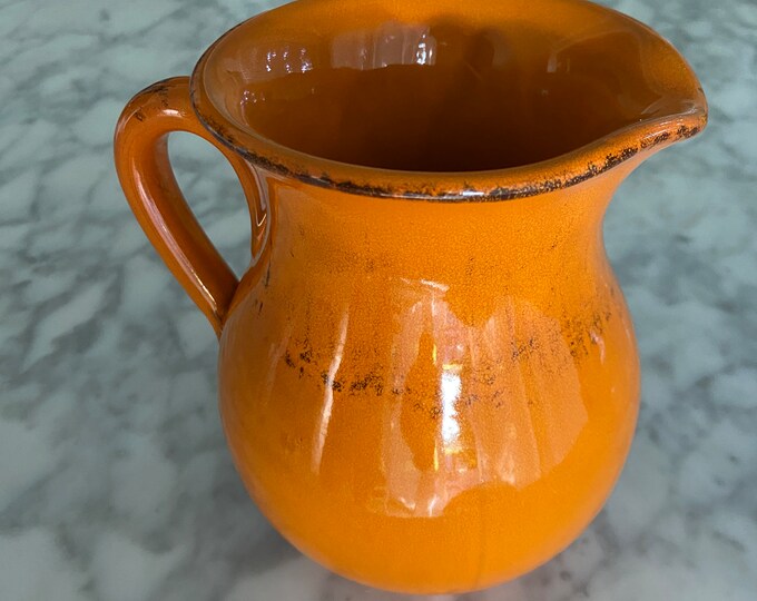 Burnt Orange Pitcher - Terracotta Desilva Terre D'umbria Rustic - Made ...