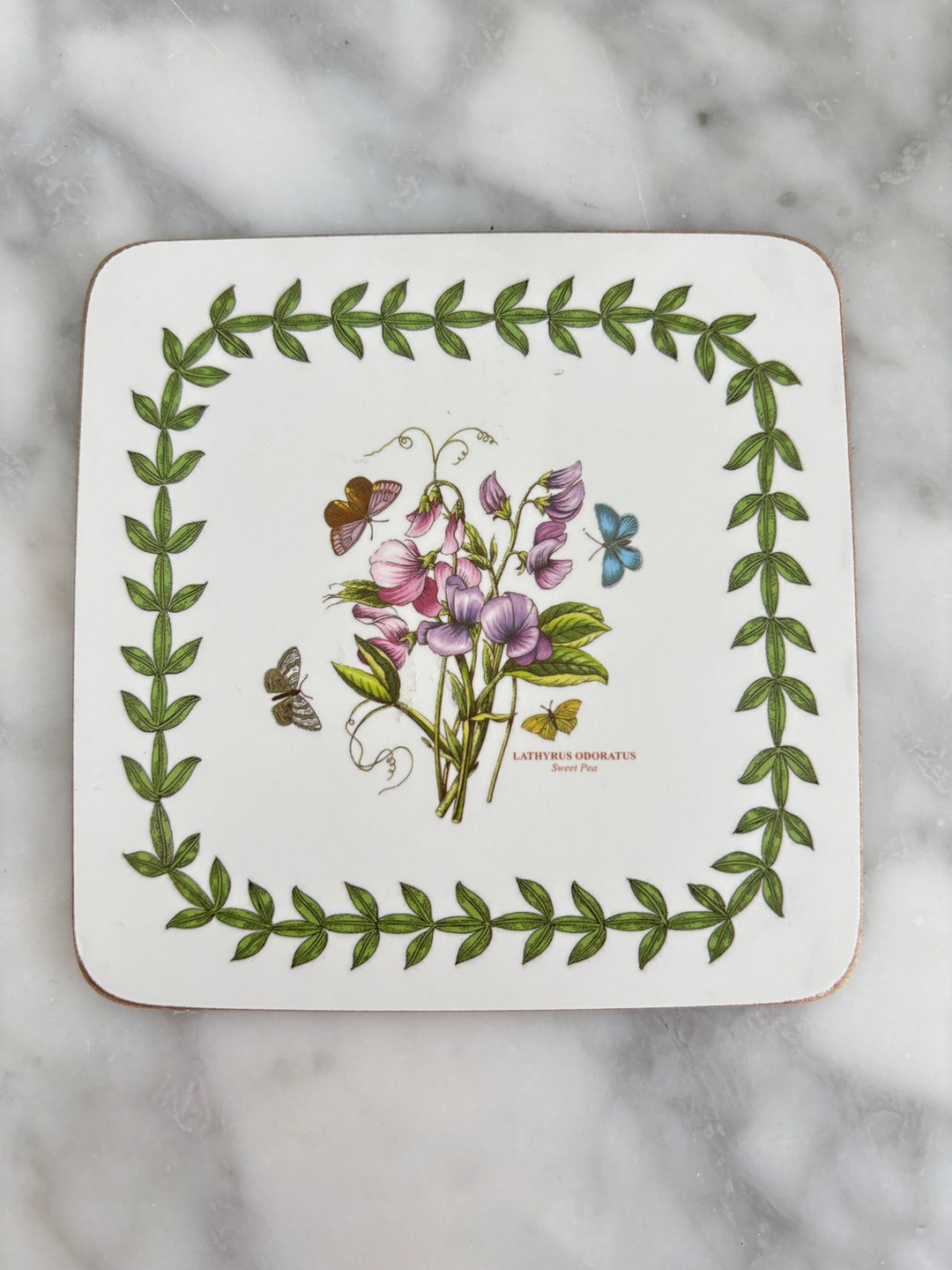 10 Portmeirion Botanic Garden Coasters - Sweet Pea Design ...