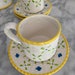 Vintage Tea Set Schmid Design Folio - Hand Painted / Yellow Tulips ...
