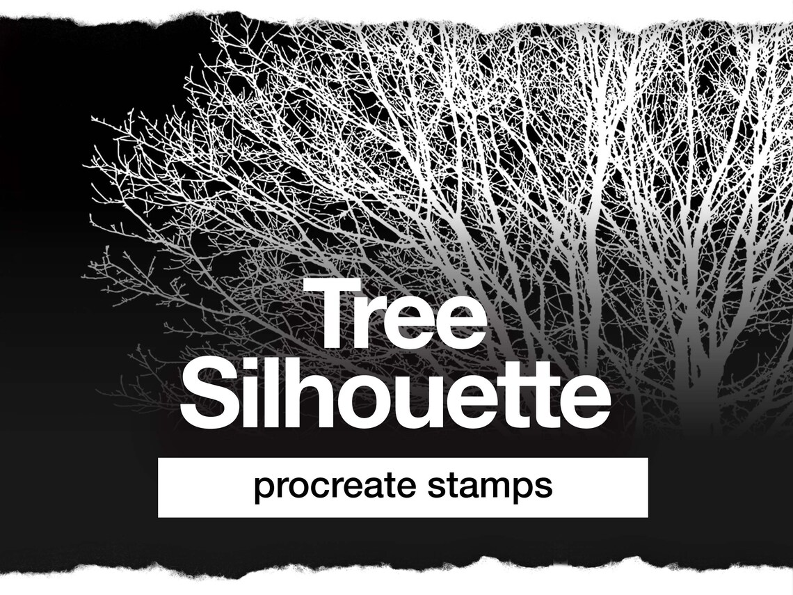 123 Procreate Tree Stamp - Etsy