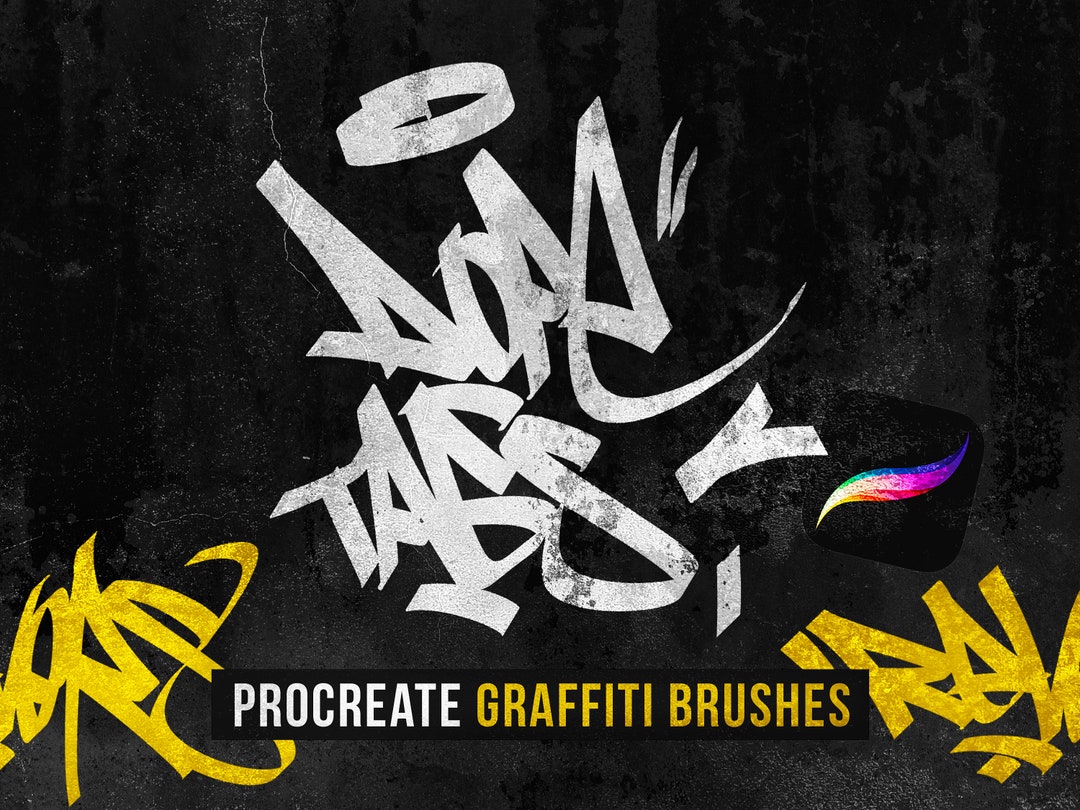 21 Procreate Graffiti Brushes - Etsy