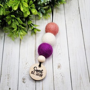 Fragrance Oil Car Diffuser ~ Wool Ball ~ Felt Ball ~ Car Air Freshener ...