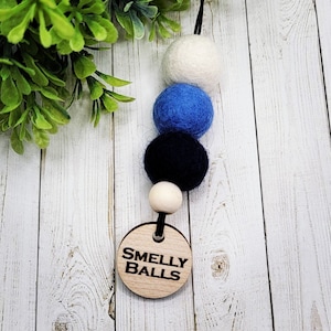 Fragrance Oil Car Diffuser ~ Wool Ball ~ Felt Ball ~ Car Air Freshener ...
