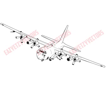 C 130 Drawing - Etsy UK