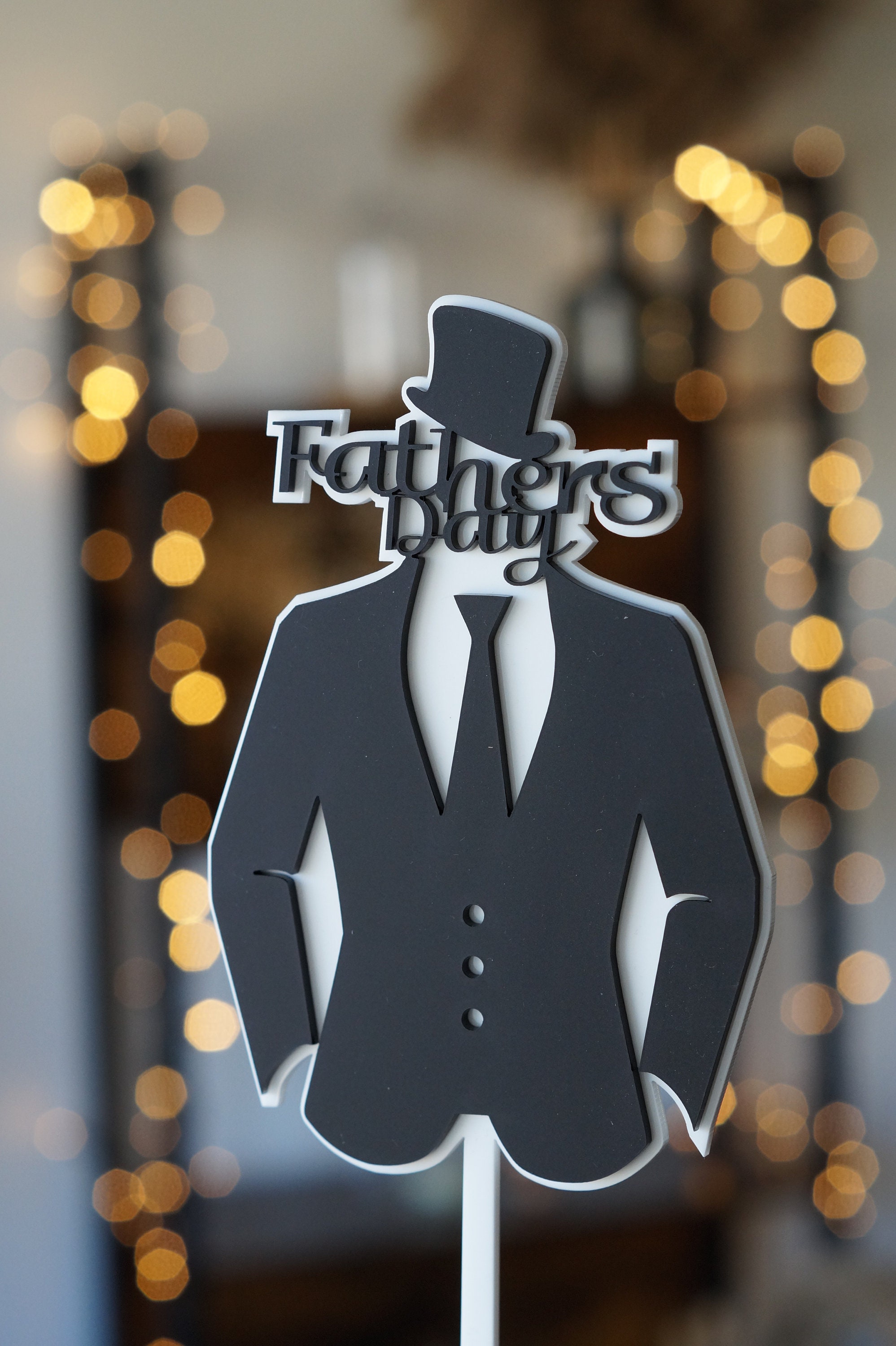 Fathers Day Cake Topper, Suit Cake Topper, Birthday Cake Topper ...
