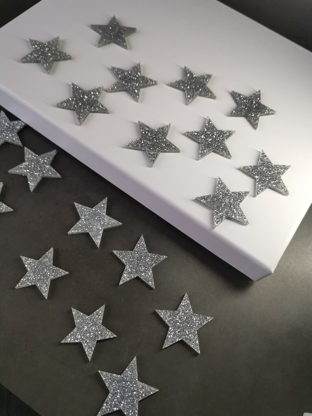 Set of 10 Acrylic Confetti, Stars Table Confetti, Christmas Table ...
