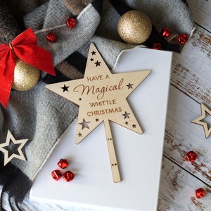 Personalised Christmas Tree Topper, Star Christmas Tree Topper, Tree ...