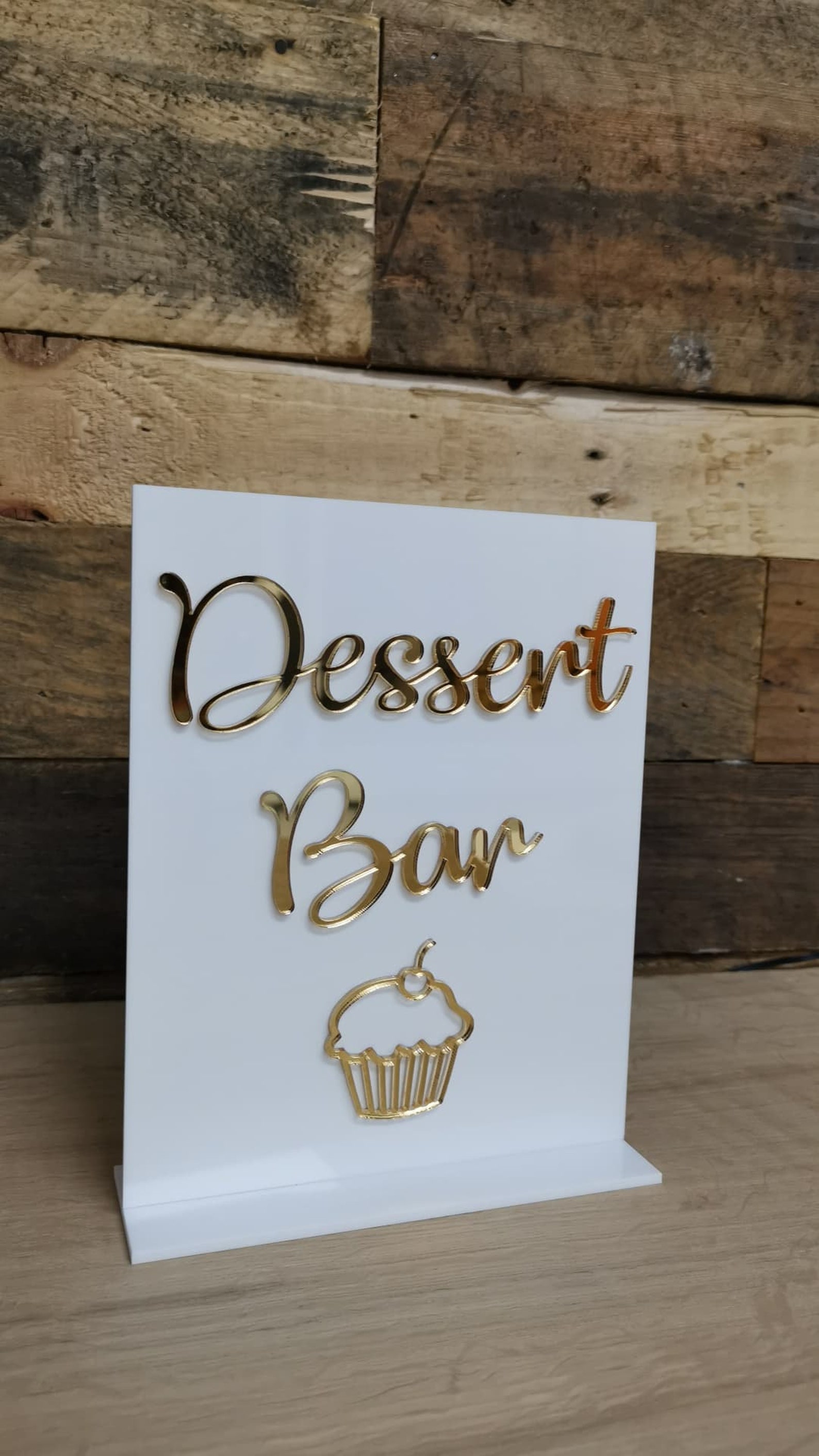 Dessert Bar Sign, Sweets Table Acrylic Display, Sweet Table Sign ...