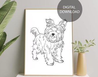 Yorkshire Line Art - Etsy