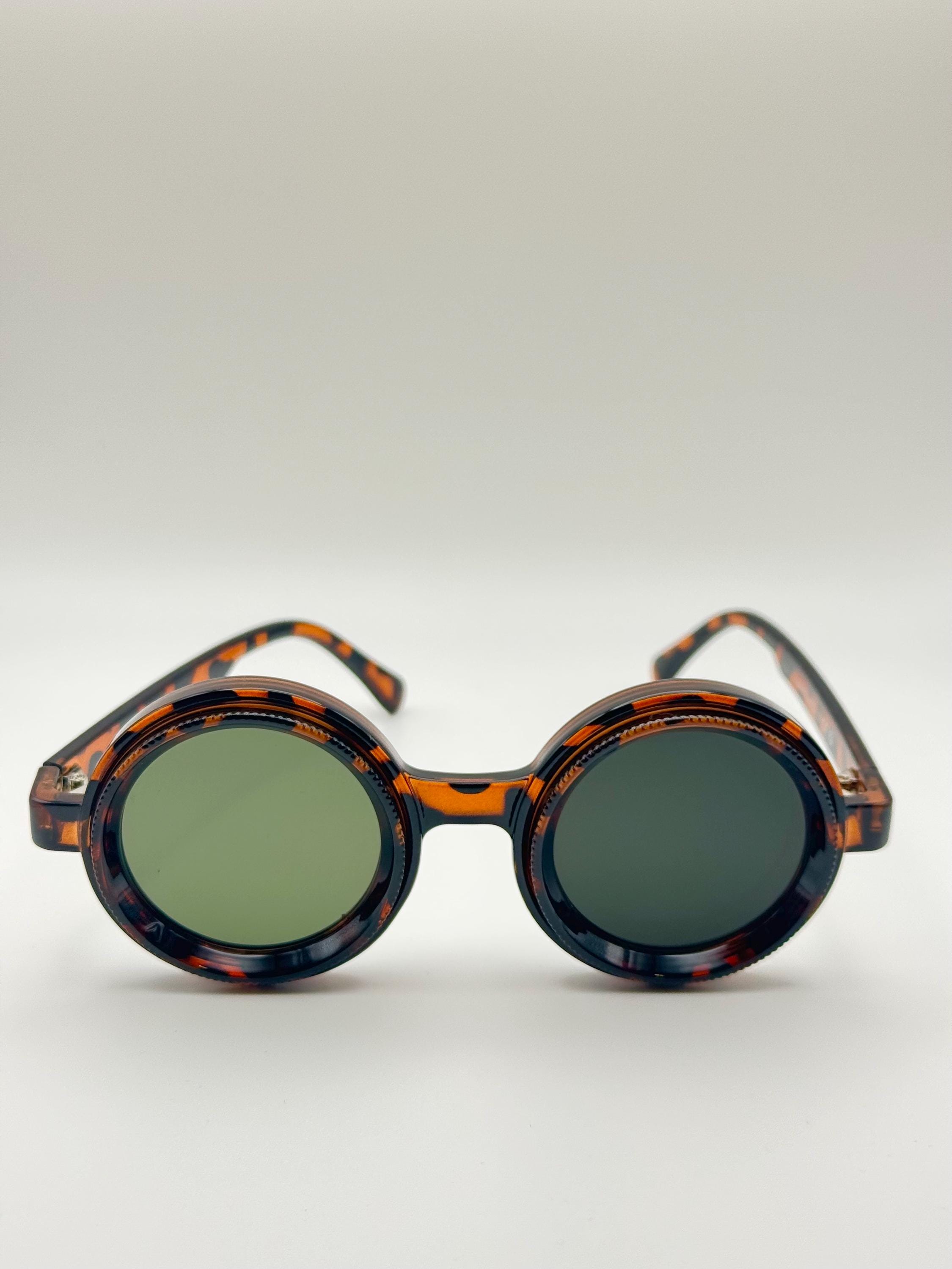 Adjustable Tint Steampunk Goggles: UV400 Sunglasses for Cosplay ...