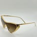 Gold Cat-eye Shield Sunglasses: Gradient Lens UV400 Fashion Eyewear - Etsy