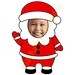 Personalized "selfie Santa" Coloring Christmas Craft - Etsy