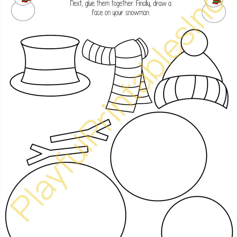 Snowman Design to Build - Etsy UK
