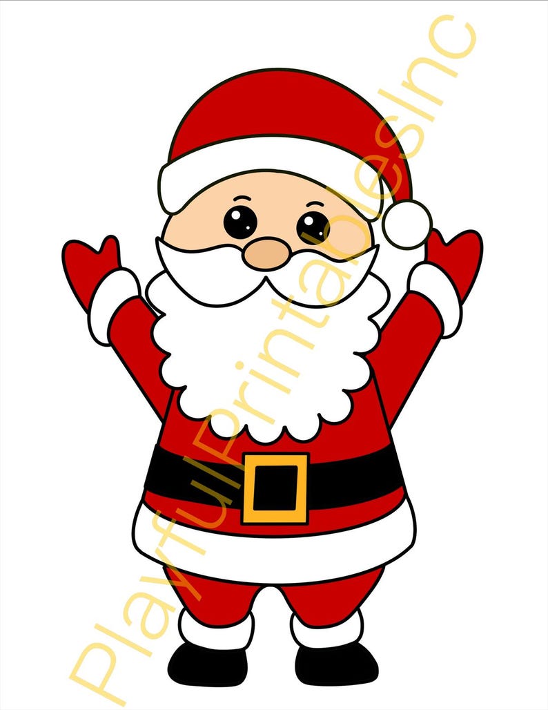 Build-a-santa Cut & Glue Activity Page - Etsy