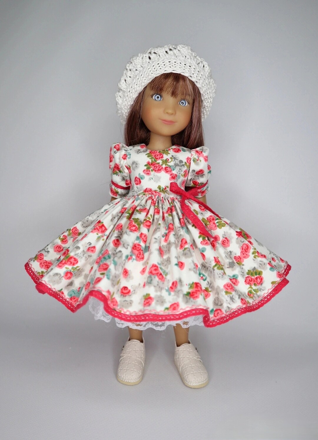 Dress for a Doll Ruby Red Siblies 31 Cm - Etsy