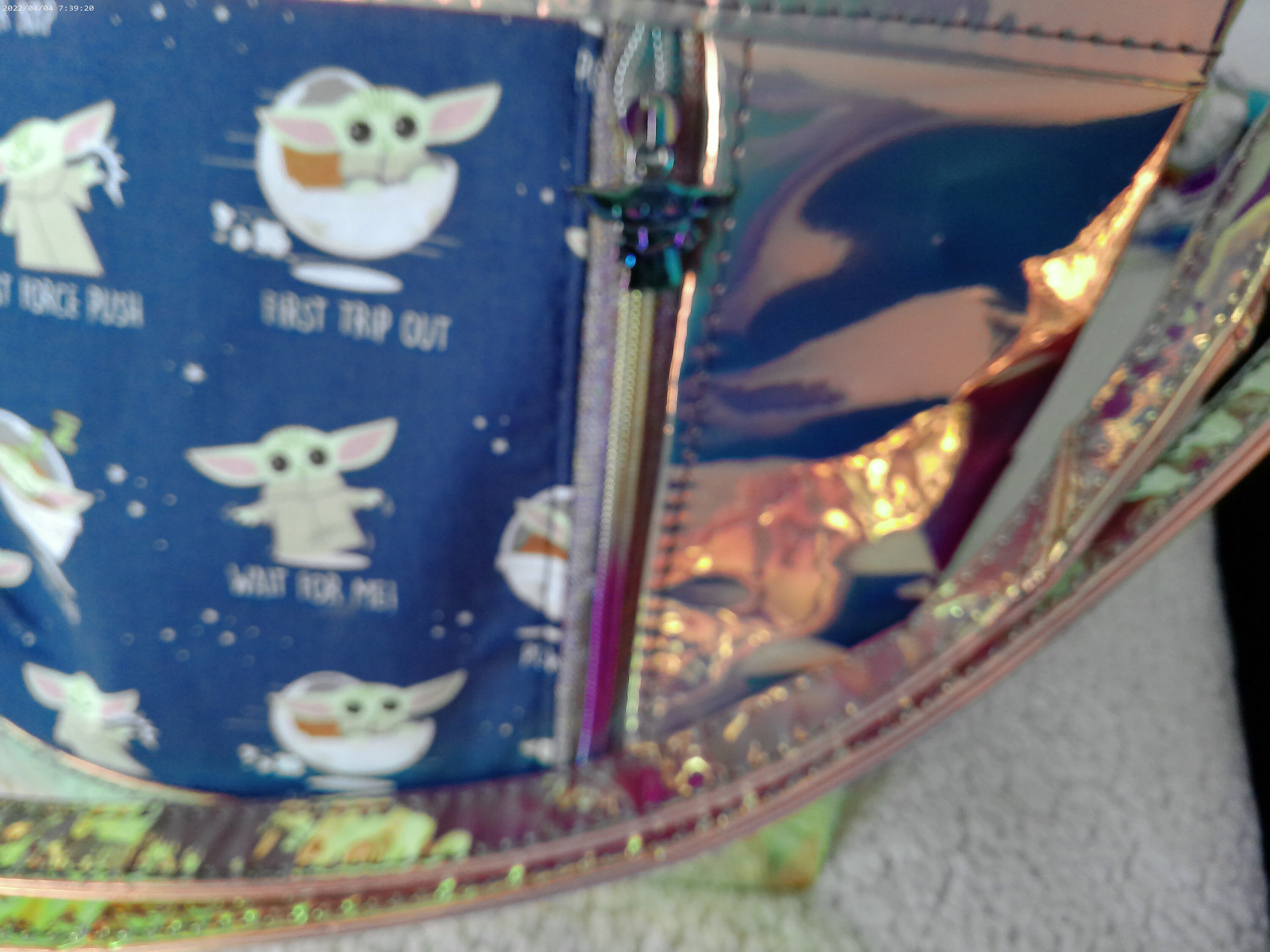 Tiny Alien Holographic Purse, Purse, Bag, Holographic, Waterproof ...
