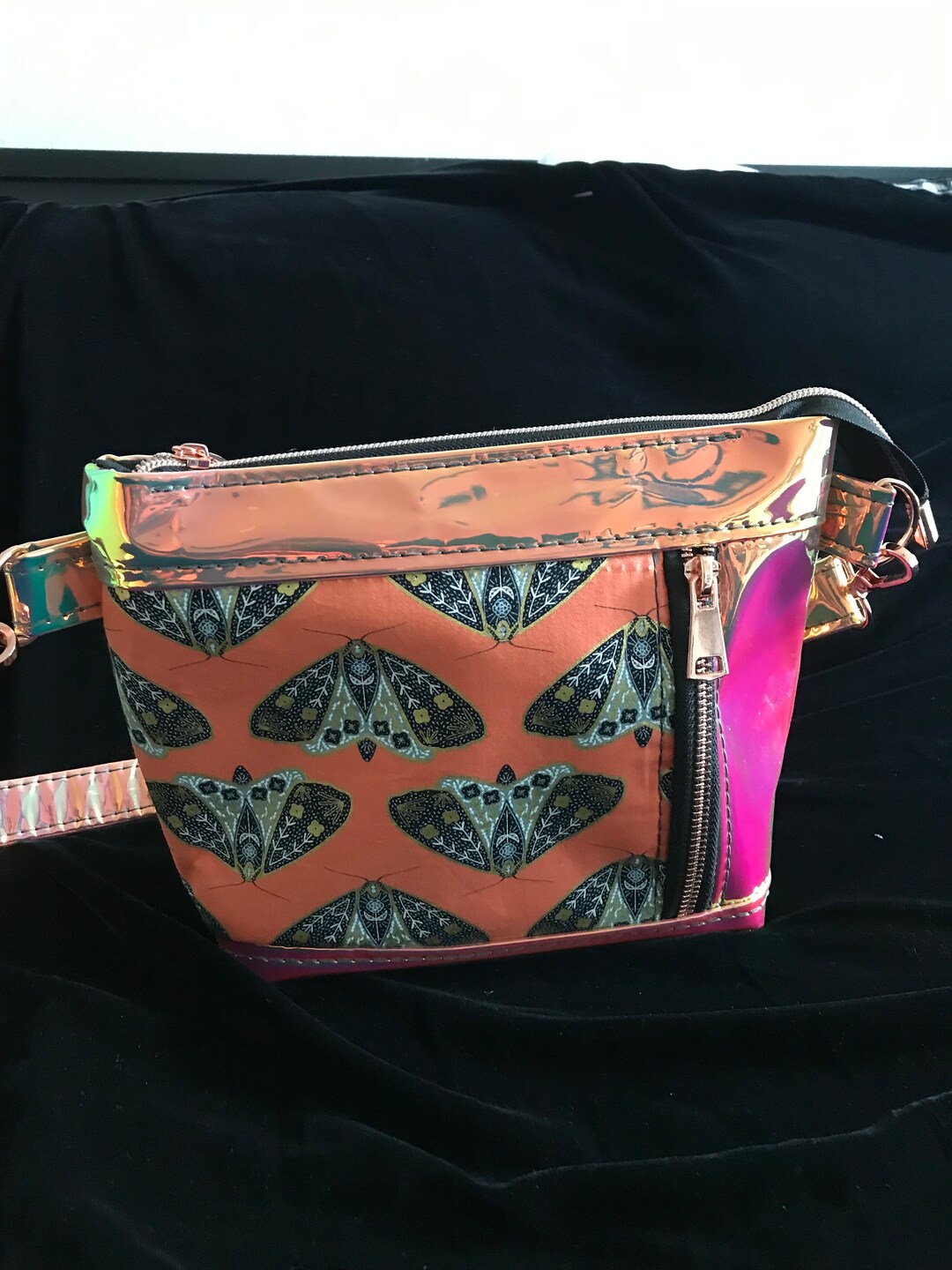 Holographic Beautiful Moths Purse - Etsy