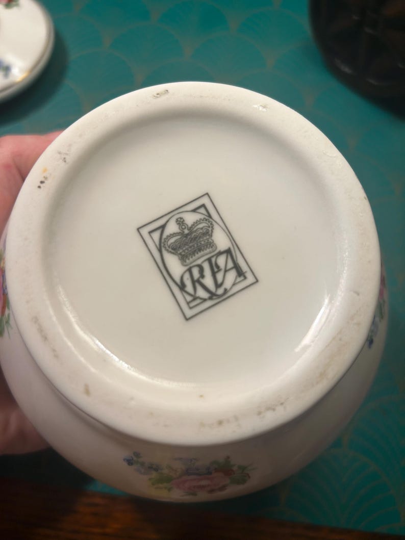 Regency Fine Arts RFA Floral Lidded Porcelain Ginger Jar Urn - Etsy UK