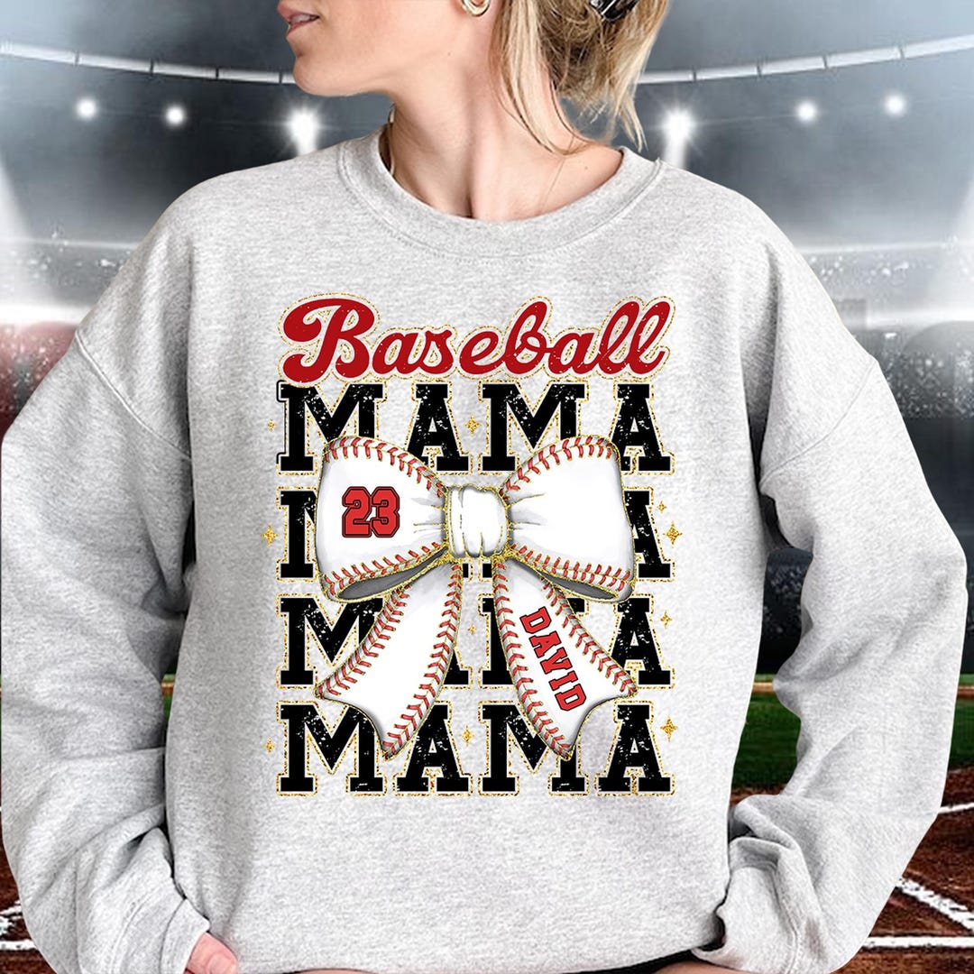 Baseball Mama Shirt, Custom Mom Shirt, Baseball Mom Shirt, Grandma ...