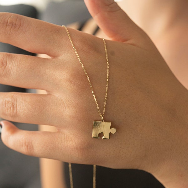 Puzzle Pendant - Etsy