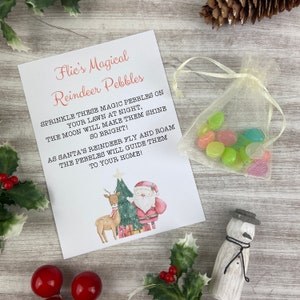 Christmas Eve Magic Reindeer Pebbles: Glow in the Dark Rudolph Food - Etsy