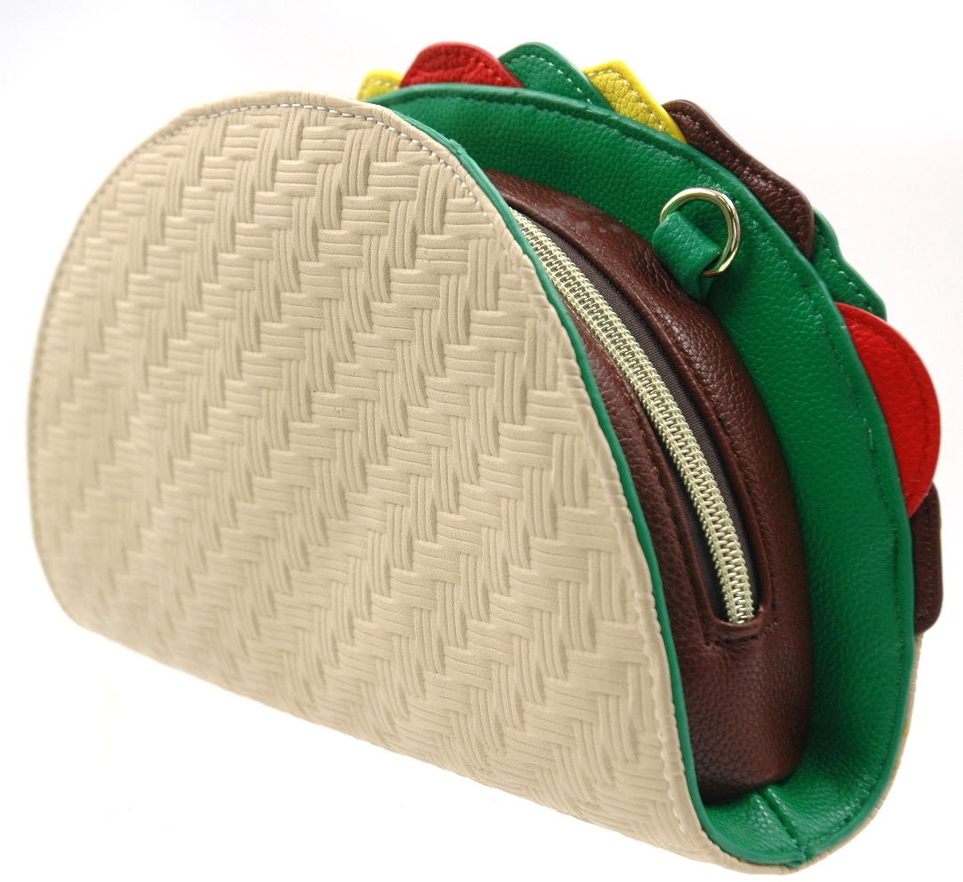 Taco Shape Crossbody Bag Fun Mexican Hot | Etsy