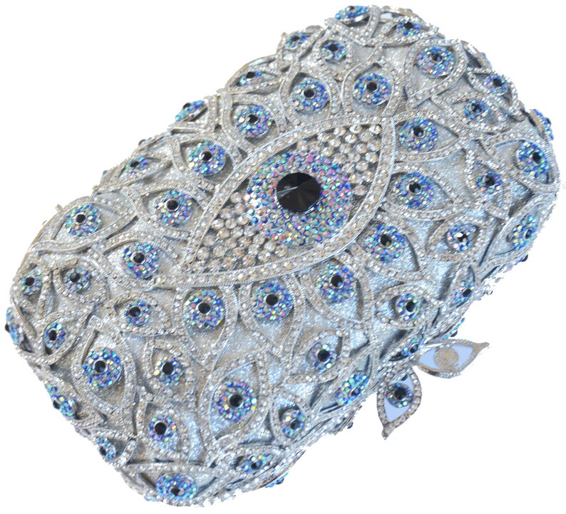 Evil Eye Luxury Evening Bag Crystal Purse Clutch Evening Party - Etsy