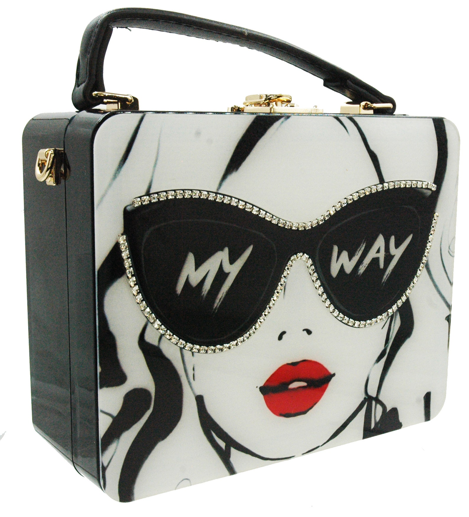 Novelty Designer Acrylic Shoulder Bag for Women Tote Purse and - Etsy