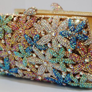 Luxury Evening Bag Crystal Purse Clutch Evening Party Purse Bridal ...