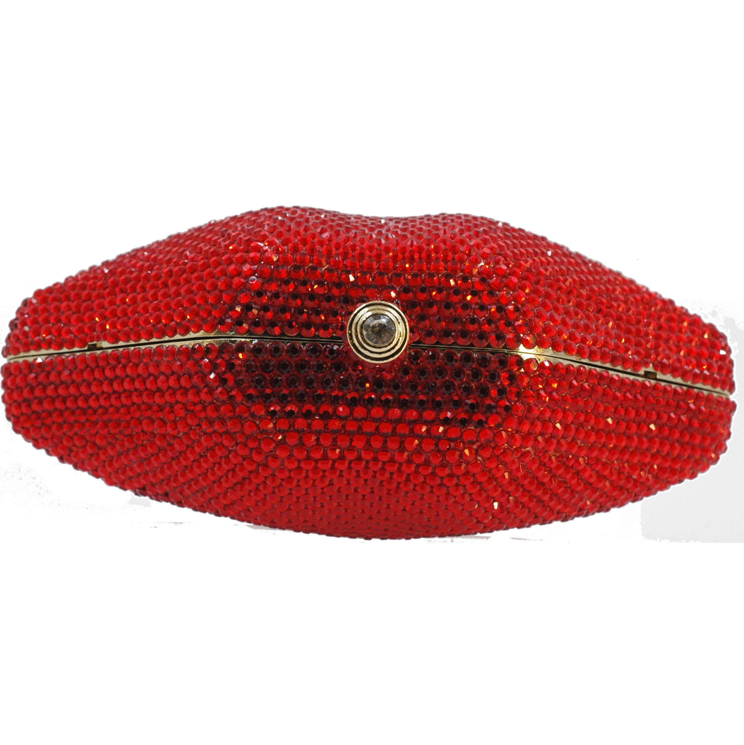 Red Lip Luxury Evening Bag Crystal Purse Clutch Evening Party - Etsy