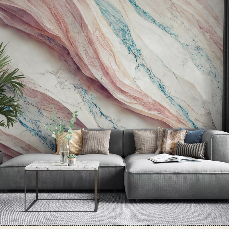 Marble Wall Mural - Etsy