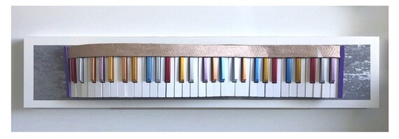Piano Keys Wall Art | Etsy