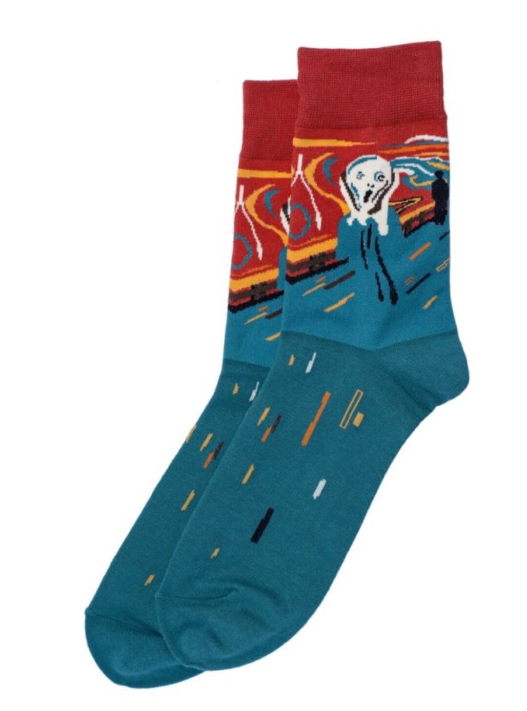 Edvard Munch the Scream Socks Women's Novelty Socks - Etsy