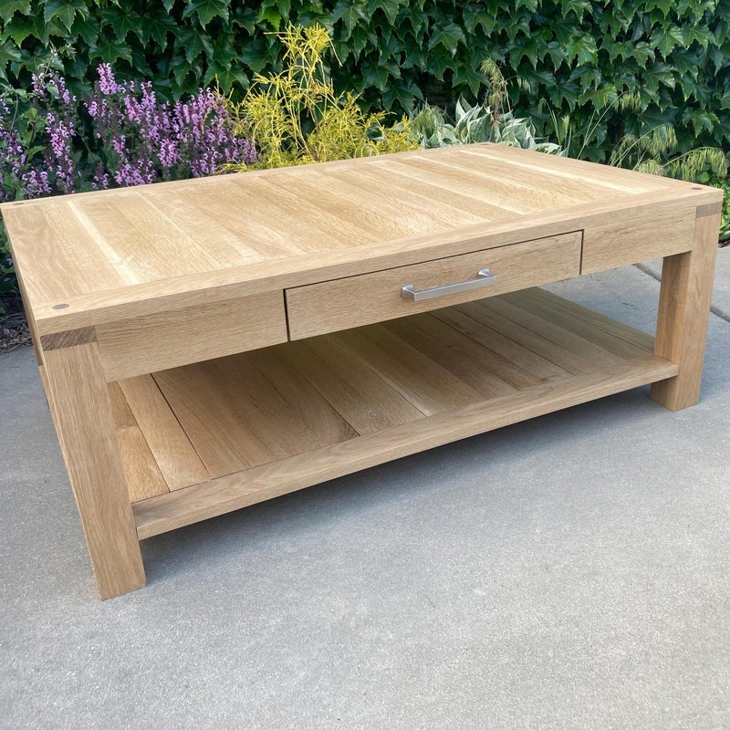 White Oak Coffee Table - Etsy