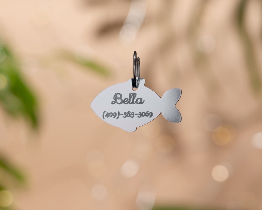 Cat Tags, Custom Cat Tag, Cat Name Tag, Cat Gifts, Slide on Cat Tags ...