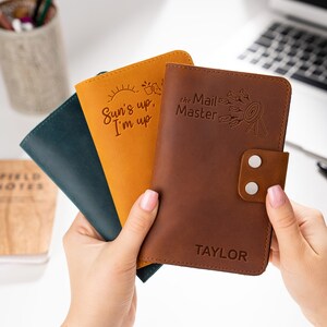 Personalized Gifts for Men, Leather Journal Cover, Travelers Notebook ...