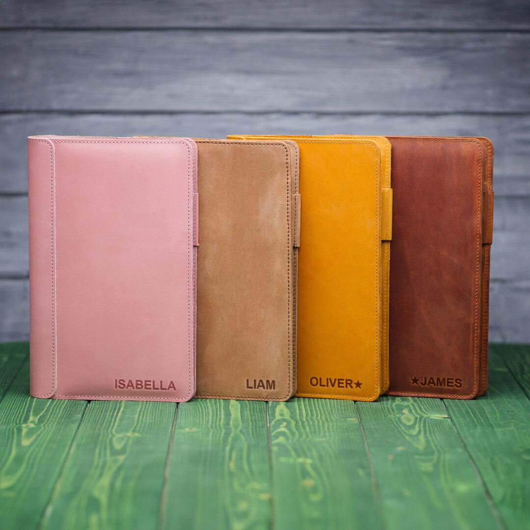 Custom Journal Cover A5, Personalized Notebook Cover, Travel Journal ...