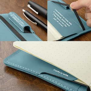 Custom Journal Cover, Personalized Notebook Covers With Pen Loop ...