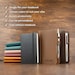 Personalized Leather Notebook Cover, Custom Leather Journal Cover ...