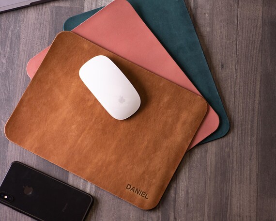 Personalized Leather Mousepad Custom Leather Mousepad Gift - Etsy
