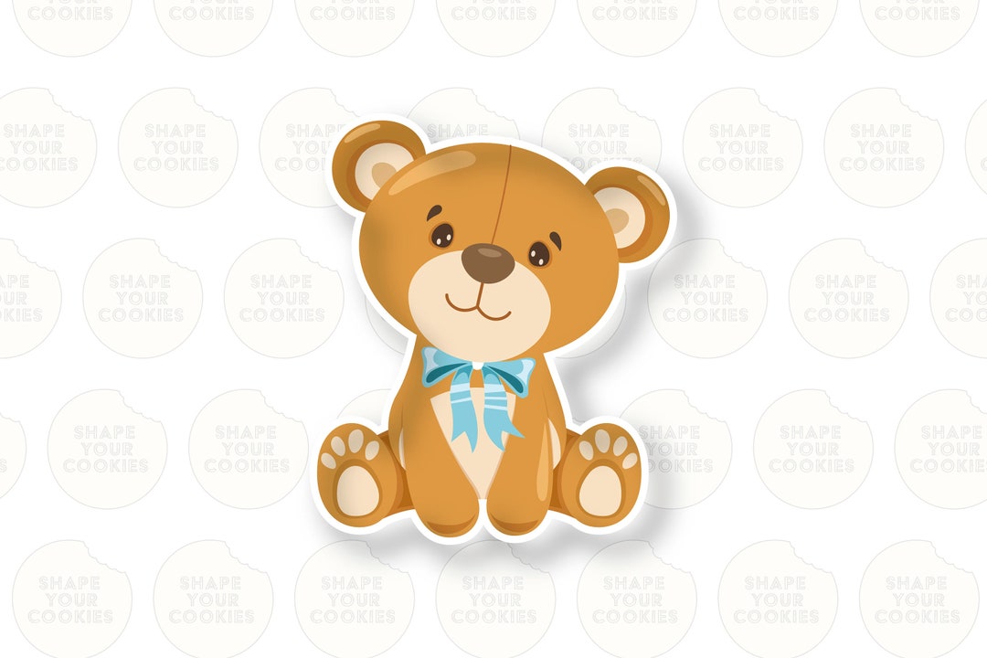 Baby Bear Cookie Cutter, Fondant and Clay Cutter, Baby Shower Party. - Etsy