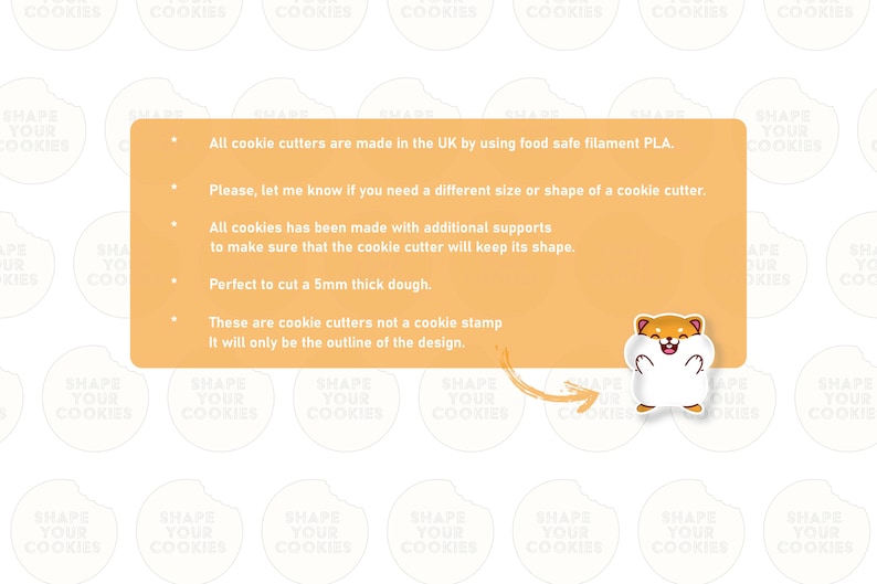 Hamster Cookie Cutters. - Etsy