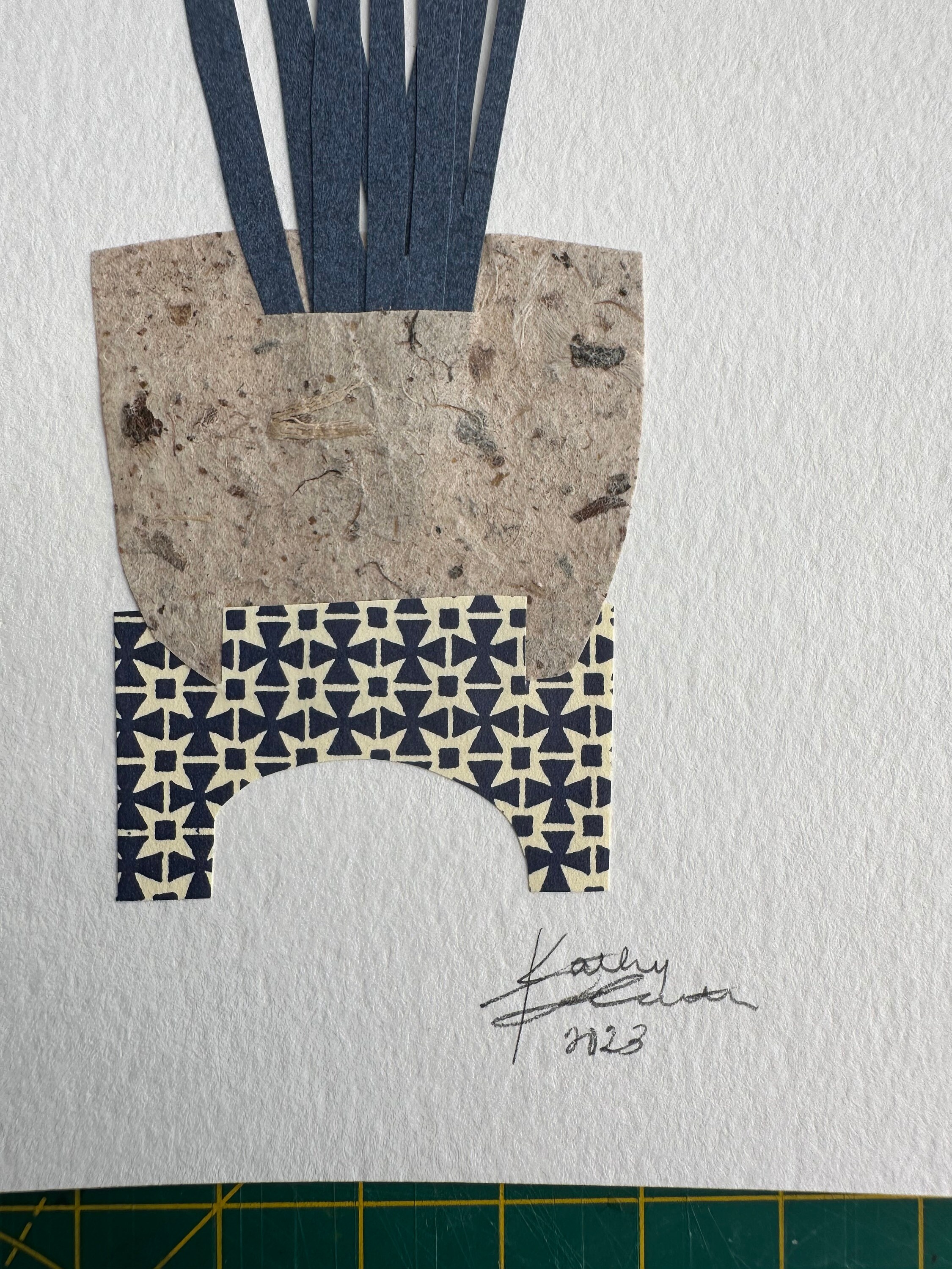 Japanese Paper Collage / Chiyogami / Washi / Cut Paper / - Etsy