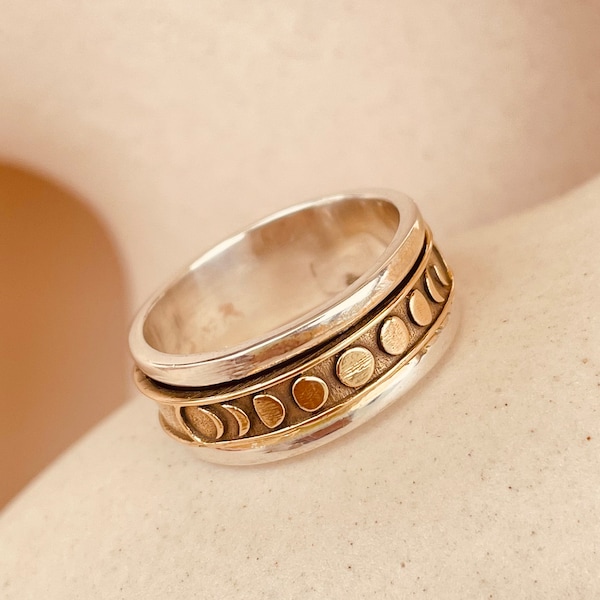 Gold Spinner Ring - Etsy